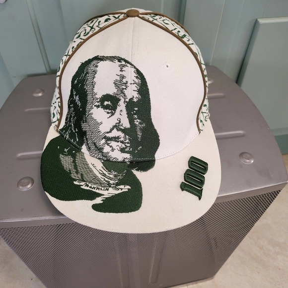 100% | Accessories | Benjamin Franklin 0 Cash Money Dollar Sign Flat ...